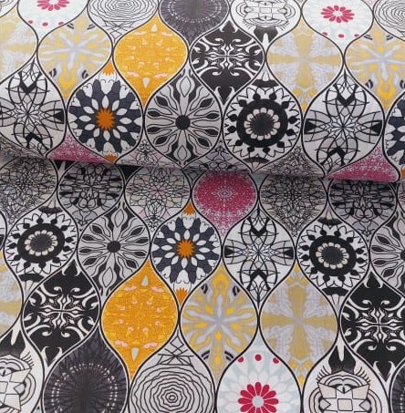 ΒΑΜΒΑΚΕΡΟ MANDALA ΔΙΠΛΟΦΑΡΔΟ ΓΚΡΙ – ΓΙΑΝΝΗΣ ΚΑΛΥΚΑΚΗΣ ΥΦΑΣΜΑΤΑ